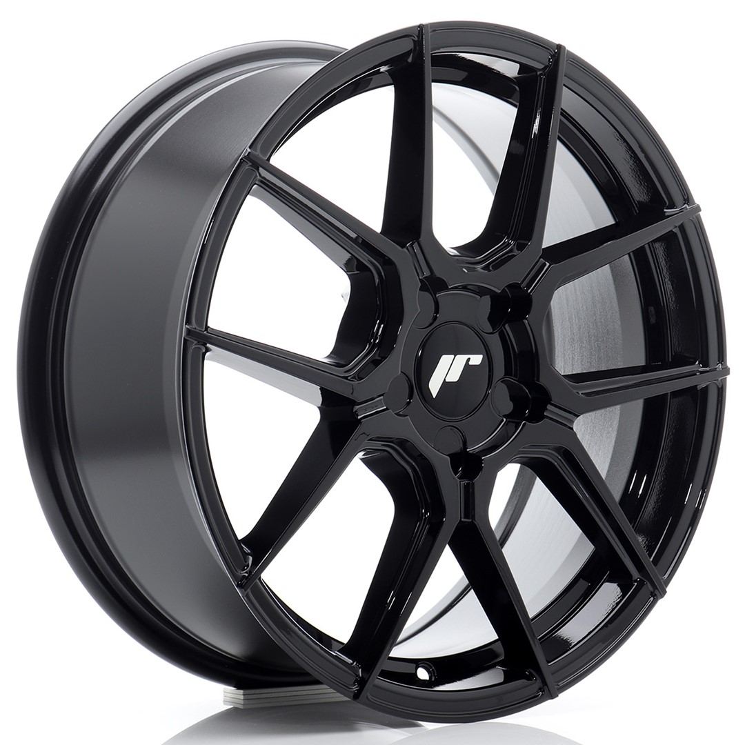 Japan Racing JR30 17x7 ET20-40 Blank (5H) Gloss Black | JR301770F15X2072GB1