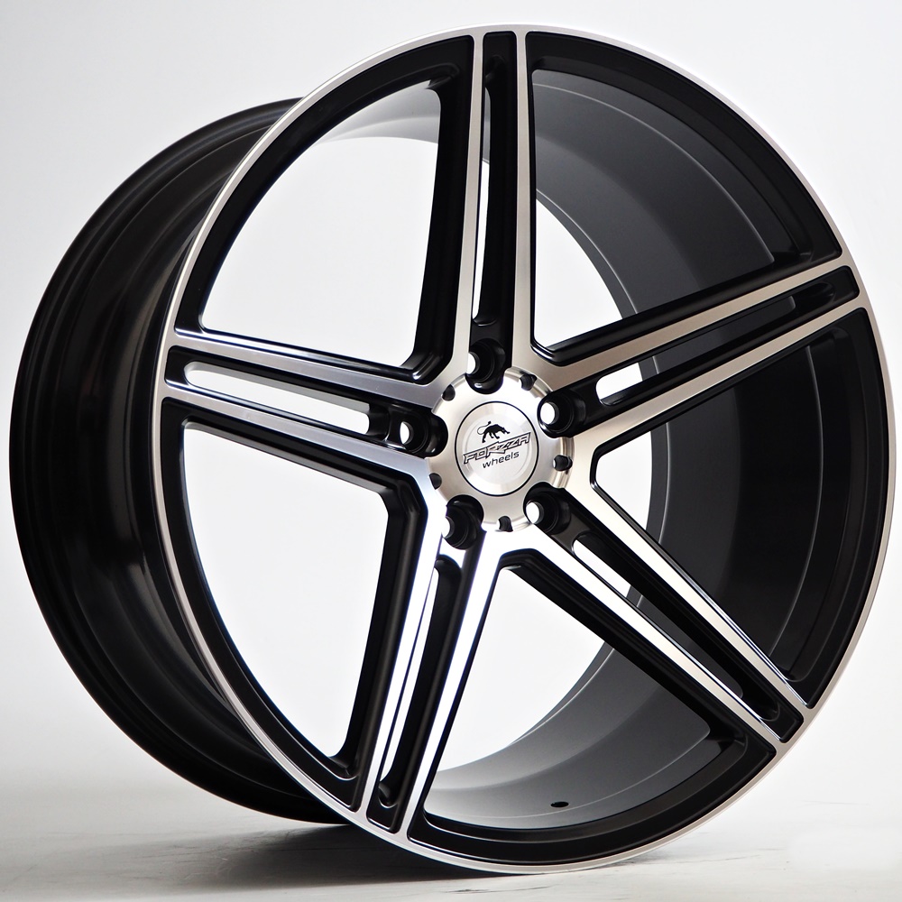 Forzza Wheels BOSAN 20x10.5 ET37 5x112 Black Matt Face Machined ...